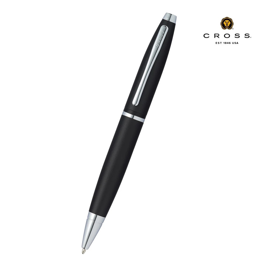 Cross Calais™ Matte Black with Polished Chrome Appointments Ballpoint ...